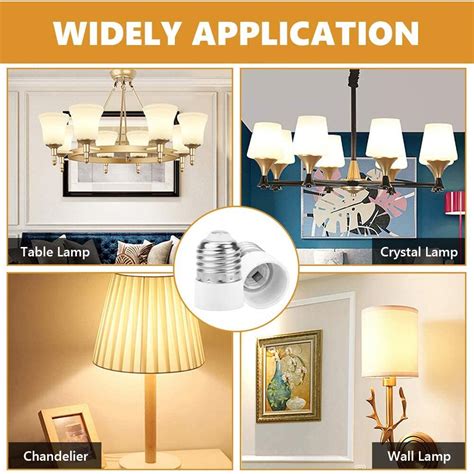 Set 10 Bucati Soclu Pentru Bec Cuprupolicarbonat E27e14 Albgri Emagro