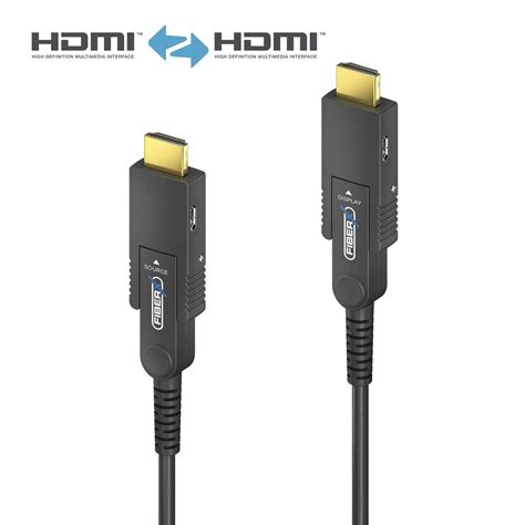 4k Premium High Speed Hdmi Micro Hdmi Aoc Fiber Optic Cable 100m