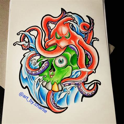 19 Best New School Skull Tattoo Designs Drawings Images On Pinterest