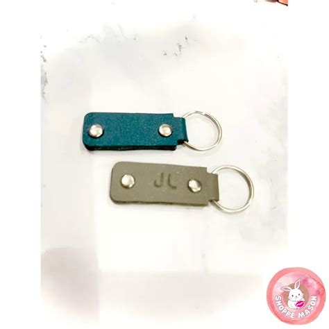 Personalized Small Size Leather Keychain Engrave For Personalized Gift