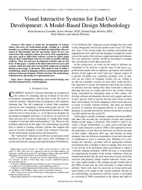 pdf visual interactive systems for end user development a model