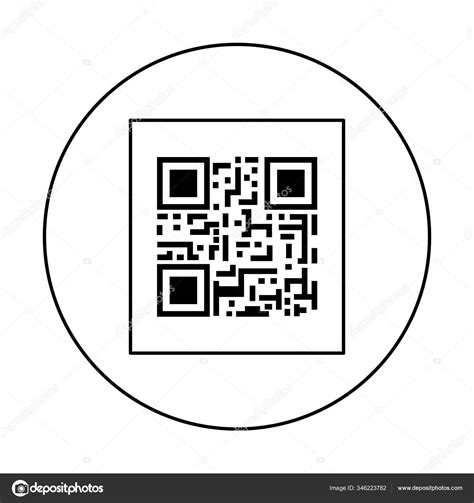 Classic Qr Code Isolated Icon Stock Vector By Yupiramos