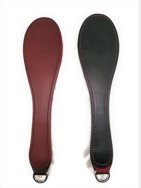 Leather Spanking Paddle Bdsm Paddle Otk Paddle Over The Knee Etsy