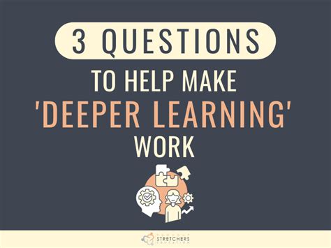 3 Questions To Help Make ‘deeper Learning Work Thoughtstretchers