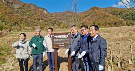 연천군 한전산업개발 카본프리 포레스트 조성