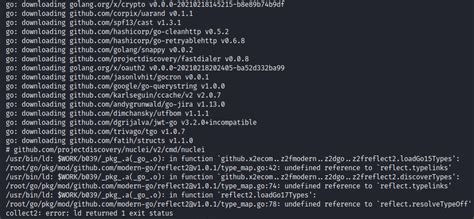 Issue Error During Go Build · Issue 743 · Projectdiscoverynuclei