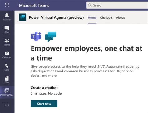 Building No Code Chatbots With Power Virtual Agents And Microsoft Teams