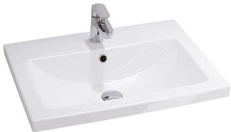 Купить Раковина Cersanit COMO 60 накладная прямоугольная 60, фаянс в ...