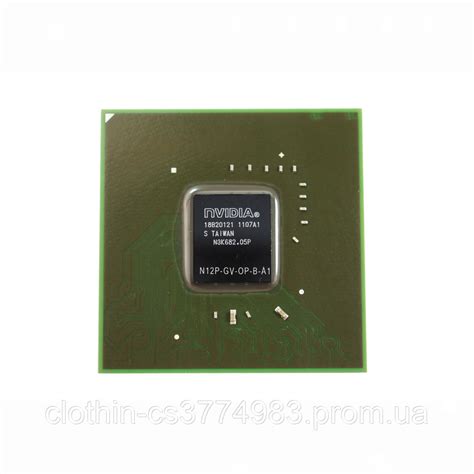 Микросхема NVIDIA N12P-GV-OP-B-A1 GeForce GT540M Видеочип для Ноутбука ...
