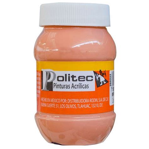 Rodin Pintura Acrilica Escolar Durazno 331 500 Ml Art Vallarta