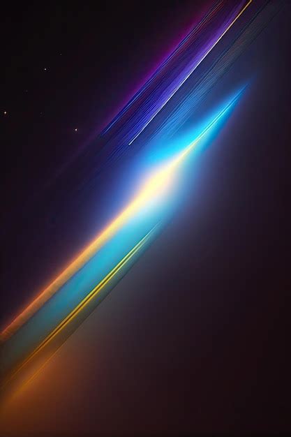 Premium Ai Image Light Rays Background