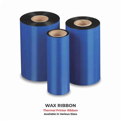 Wax Ribbon Barcode Labels Thermal Printer Ribbon Normal Neelgagan
