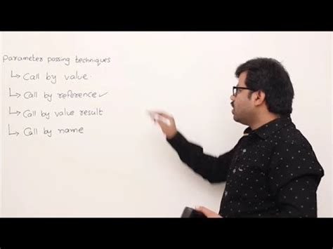 Parameter Passing Techniques Call By Reference And Call By Value Result YouTube