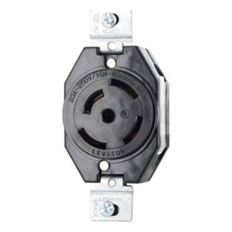 Leviton Non Nema Black Locking Receptacle 879hz8 3520 Grainger