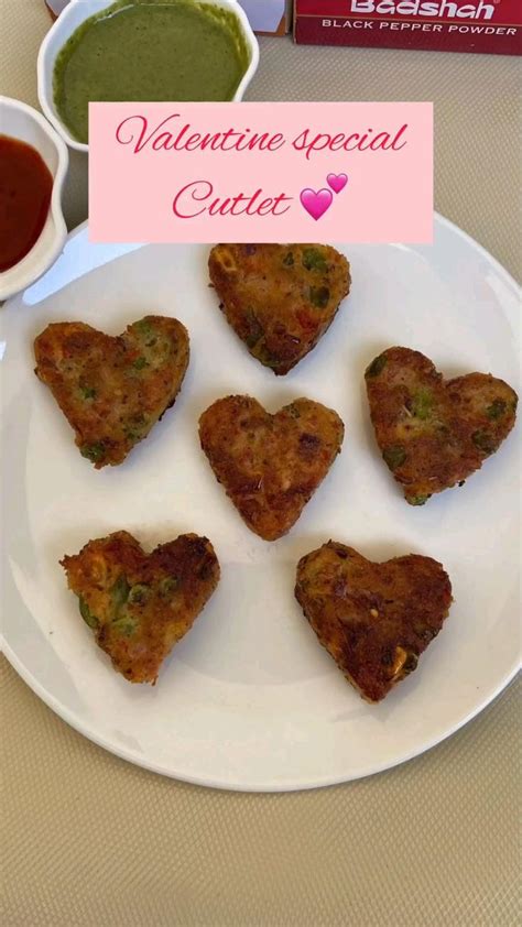 Valentine Special Heart Shaped Cutlet