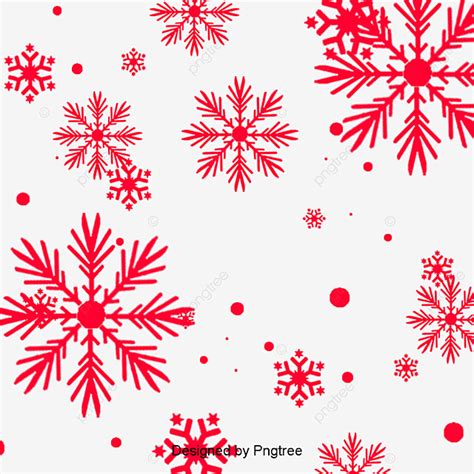 Red Snowflake Backgrounds