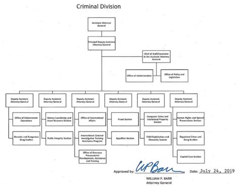 Organization Mission And Functions Manual Criminal Division