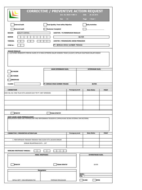 Form Cpar Pdf