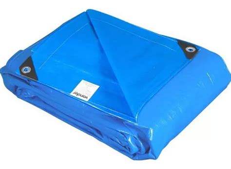 Lona De Polietileno Reforzada Azul Vonder Plus De X Metros MercadoLibre