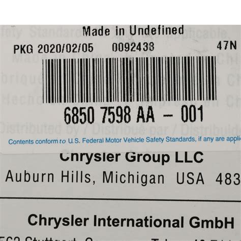2020 2023 Mopar Oem New 20 Mopar Ram 1500 Jeep Wrangler 3 0l Diesel Engine Oil Filter 68507598aa