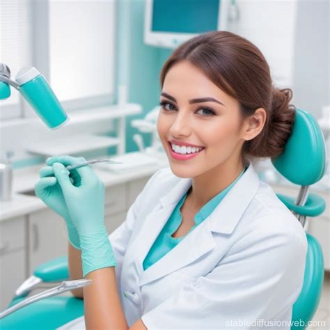 Attractive Female Dentist