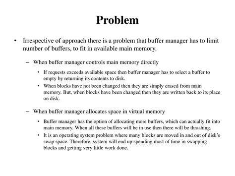 Ppt 15 7 Buffer Management Powerpoint Presentation Free Download Id 2630482