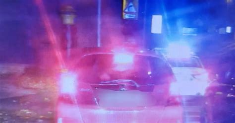 Driver Arrested After Police Box Them In In Chase Manchester