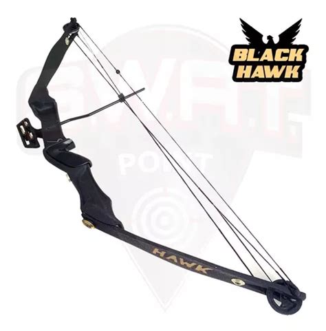 Arco Compuesto Profesional Prana Black Hawk 3 Flechas Alum En Venta