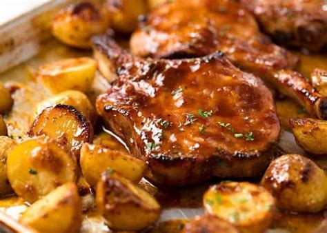 Oven Baked Pork Chops With Potatoes Recipe