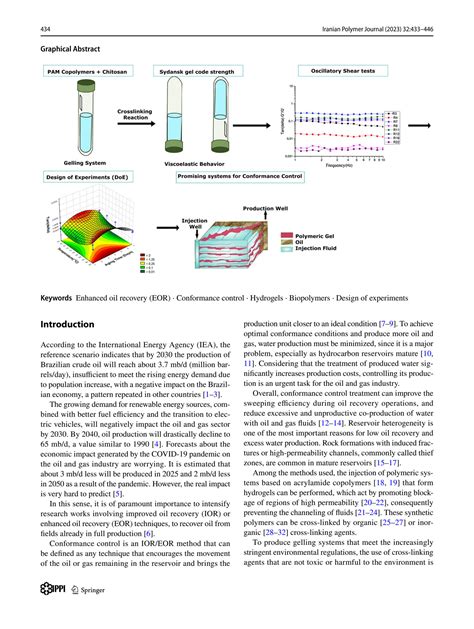 Solution Synthesis Of Polyacrylamide Copolymers Cross Linked By