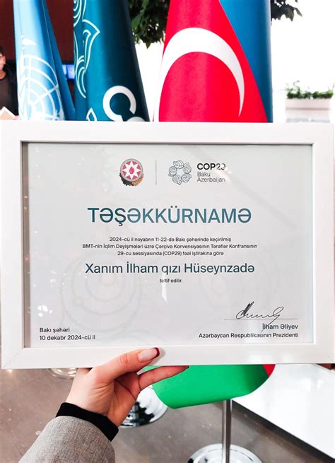 Prezident İlham Əliyev Tərəfindən Təşəkkürnamə Fərmanı Ilə Təltif