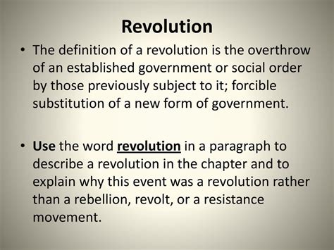 Revolutionary Definition