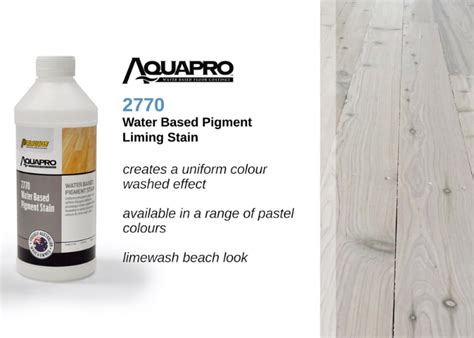 Water Based Pigment Stain For Timber By Polycure