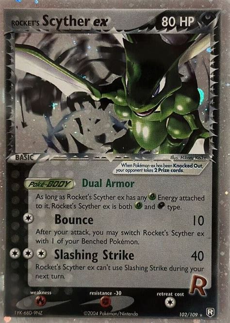 Rockets Scyther Ex 2004 Ex Team Rocket Returns 102109 Holo Price