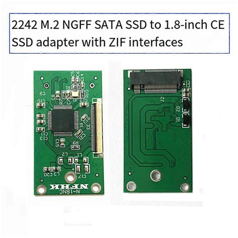 Adapter Card 2242 Sata M2 Ngff Ssd To 18 Inches Ce Zif Interface Ssd