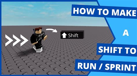 How To Make A Shift To Run Sprint In Roblox Studio YouTube