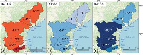 Linear Trends For Projected Annual Hydroclimatic Variables Under A Download Scientific Diagram