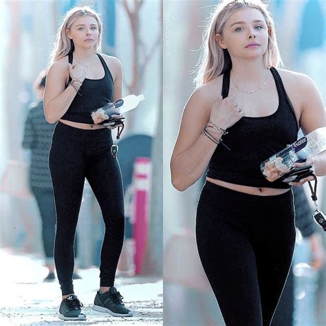 Chloe Grace Moretz Shows Off Fit Figure Following A Pilates Session