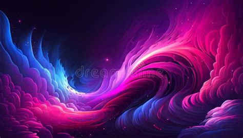 Generative Ai Cosmic Dreamscape A Beautiful Gradient Of Purples Pinks And Blues In An