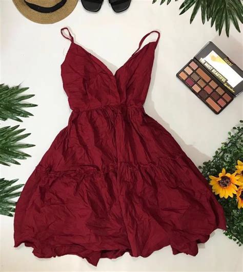 Wine Red Sexy Dress Womens Fashion Dresses And Sets Dresses On Carousell