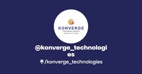 Konverge Technologies Instagram Facebook Linktree