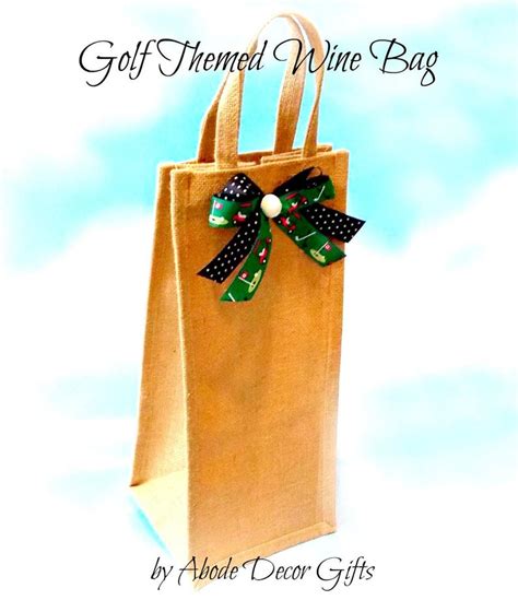 Golf Wine Wine Bag Golf Club Golf Ball Golfer T Etsy