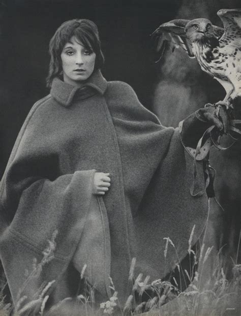 Richard Avedon Anjelica Huston Wearing A Cape By And Promise Me