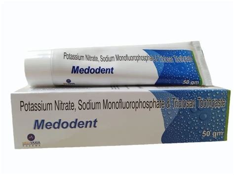 Potassium Nitrate Medicated Toothpaste For Adults Packaging Size 50