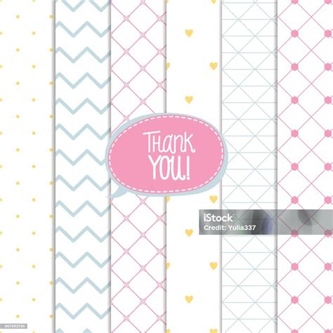 8 Light Geometric Patterns Stock Illustration Download Image Now