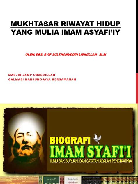 Muhtashor Riwayat Hidup Imam Syafii Pdf