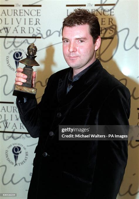 Actor Brendan Coyle With His Award For Best Supporting Performance