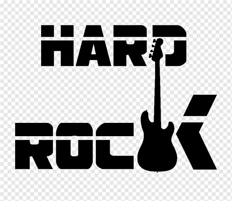 Наклейка Art Music Brand Text, Хард Рок, текст, логотип, монохромный ...