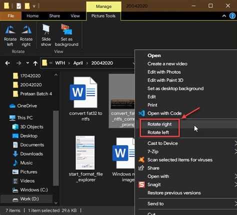 How To Rotate And Flip A Picture In Windows File Explorer