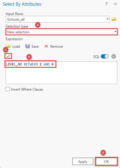 how to select a range of numerical values using the select by attributes tool in arcgis p